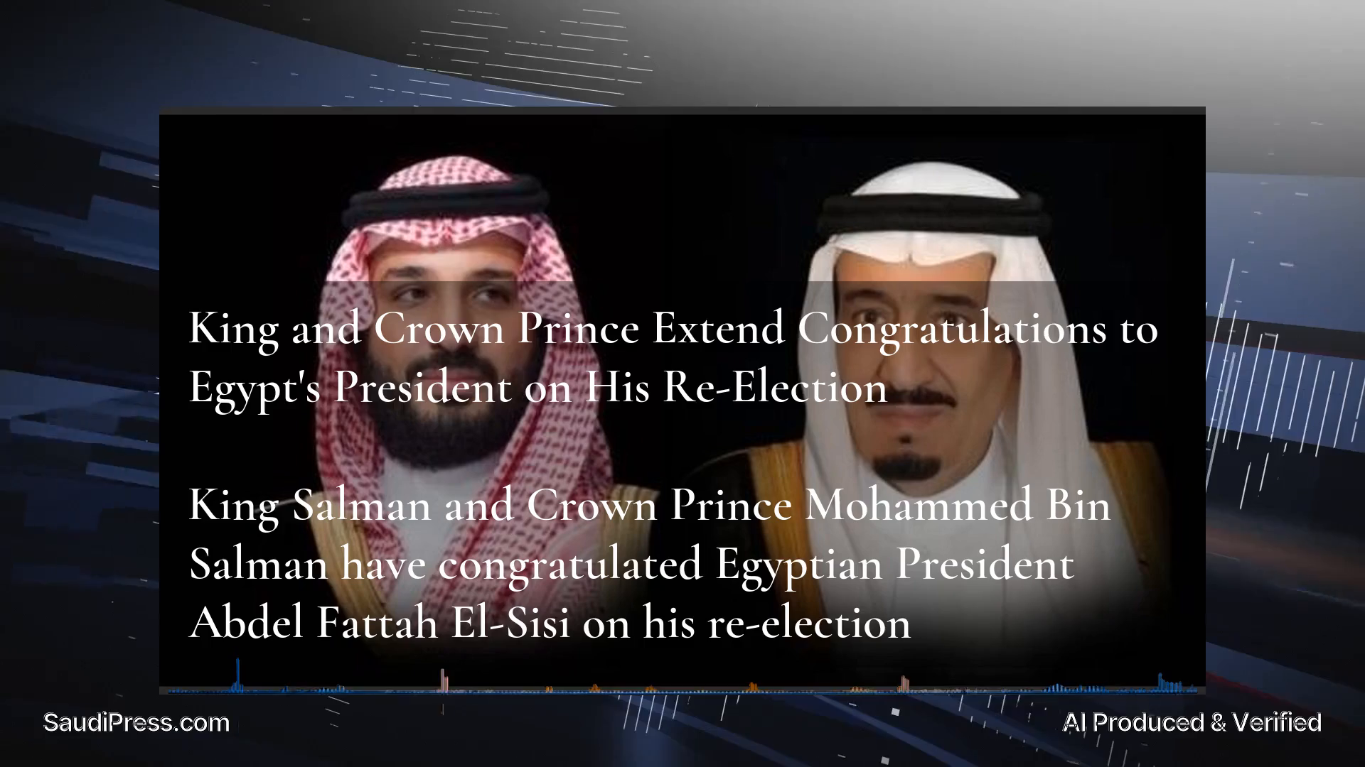 King and Crown Prince Extend Congratulations to Egypt's President on ...