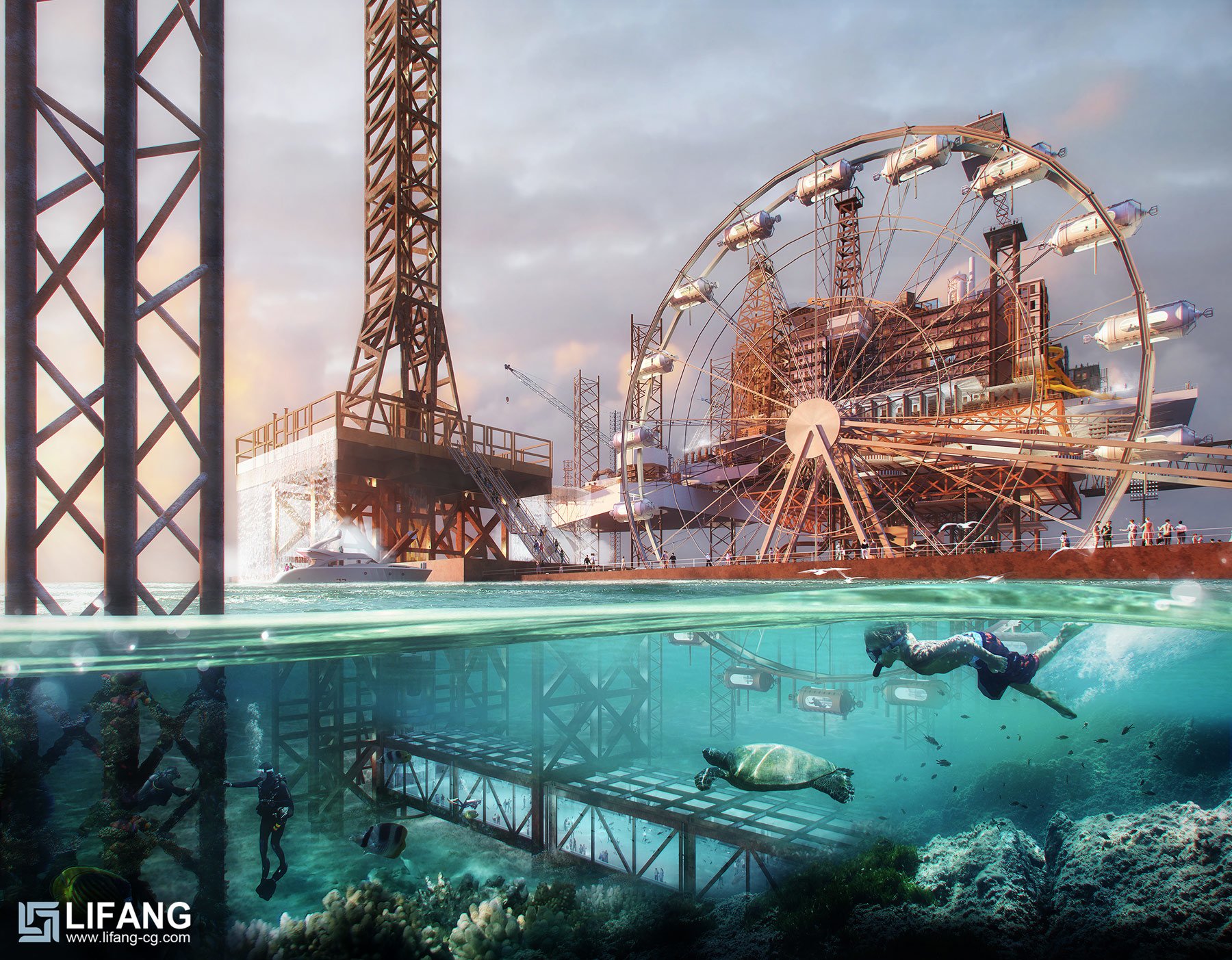 The Rig: Offshore Oil Platforms Inspire Saudi Arabia's New Adventure ...