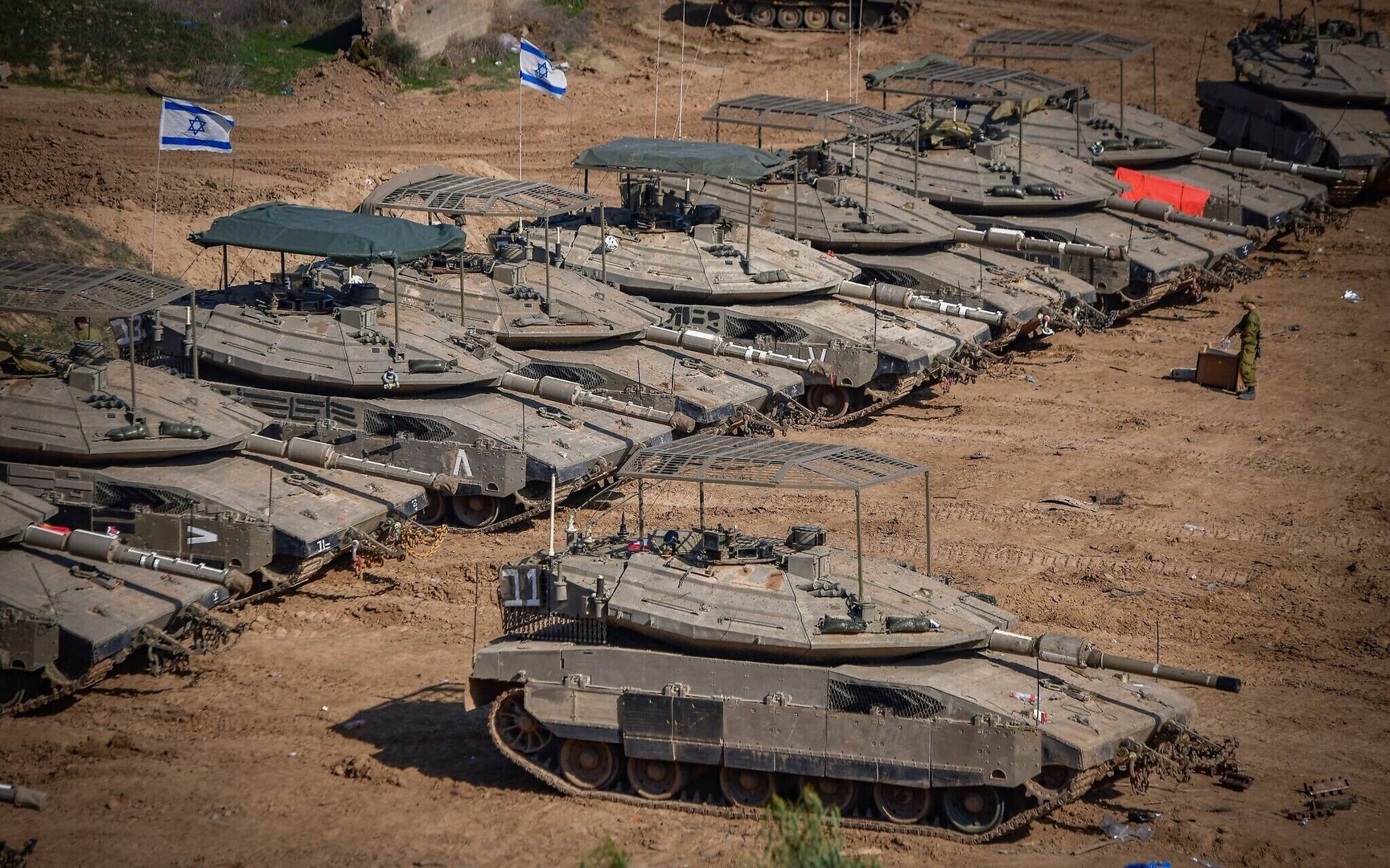 Israel has been working since November to establish a buffer zone along ...