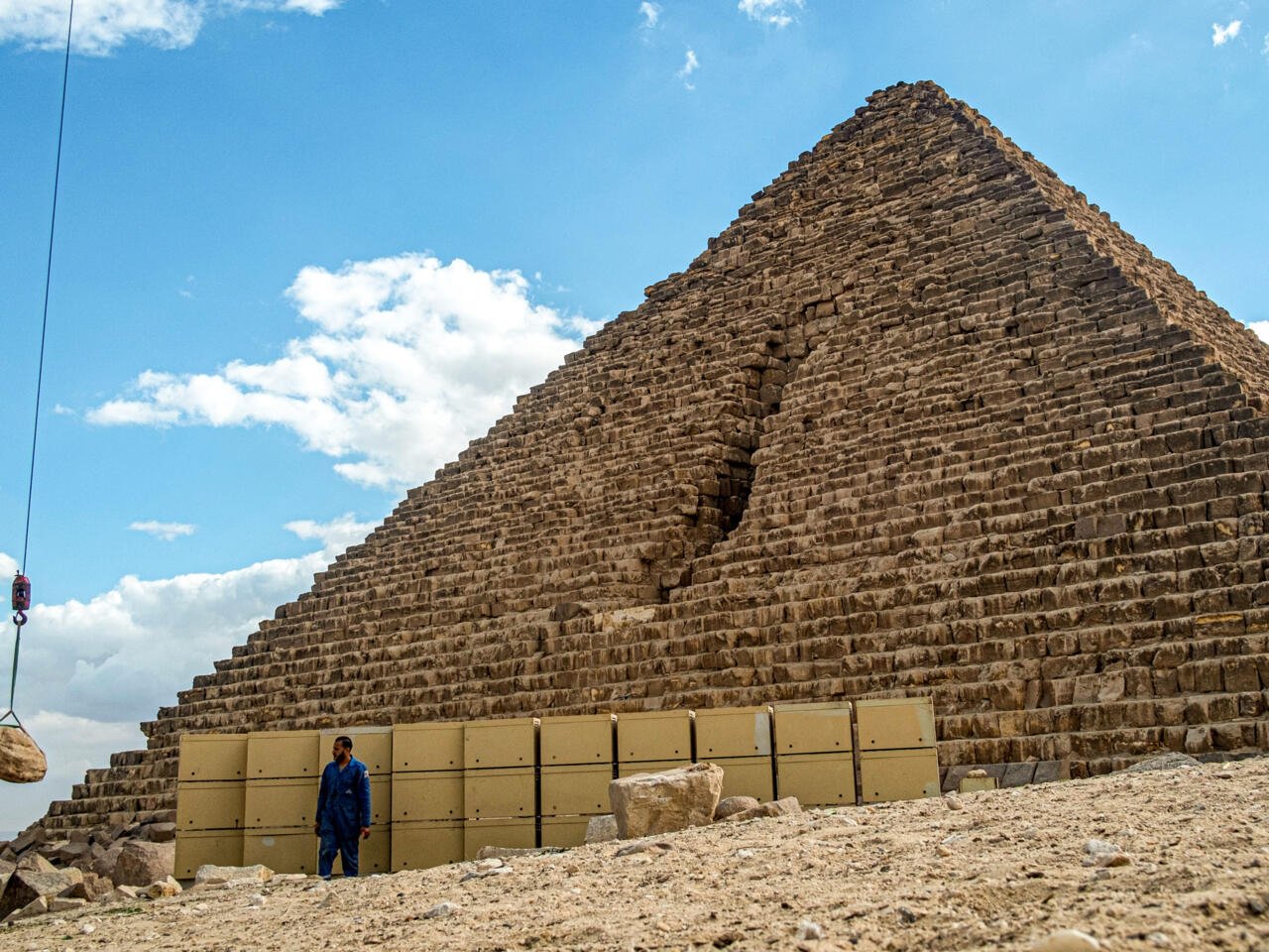 Egypt orders review of pyramid restoration after outcry - Saudi Press